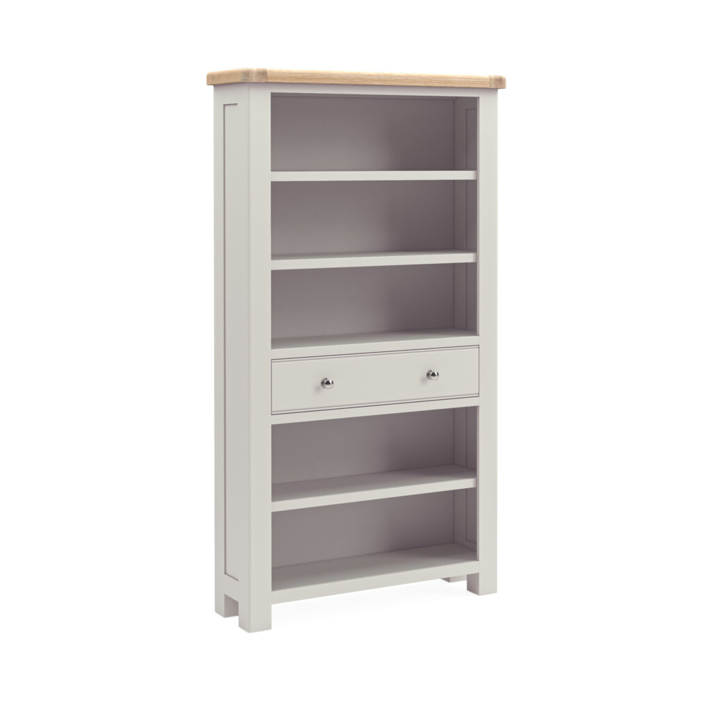 Salcombe Light Grey Large Bookcase | Stockhouse Interiors | Living Room ...